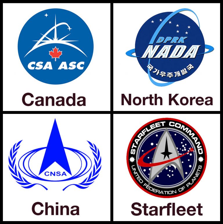 Logos in Space | Logo Geek